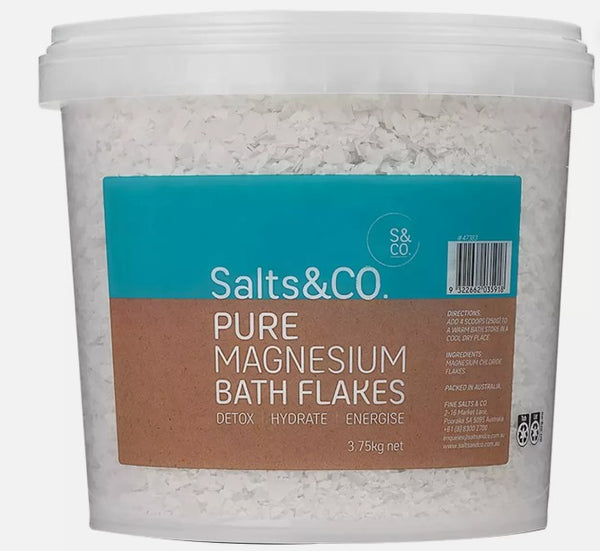Salts & CO. Pure Magnesium Bath Flakes 3.75kg – Salts of the Earth ...